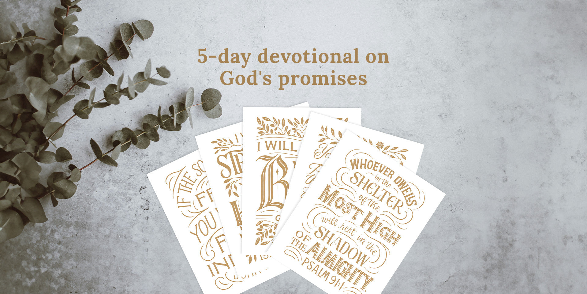 5-day devotional on God's Promises – God's fingerprints