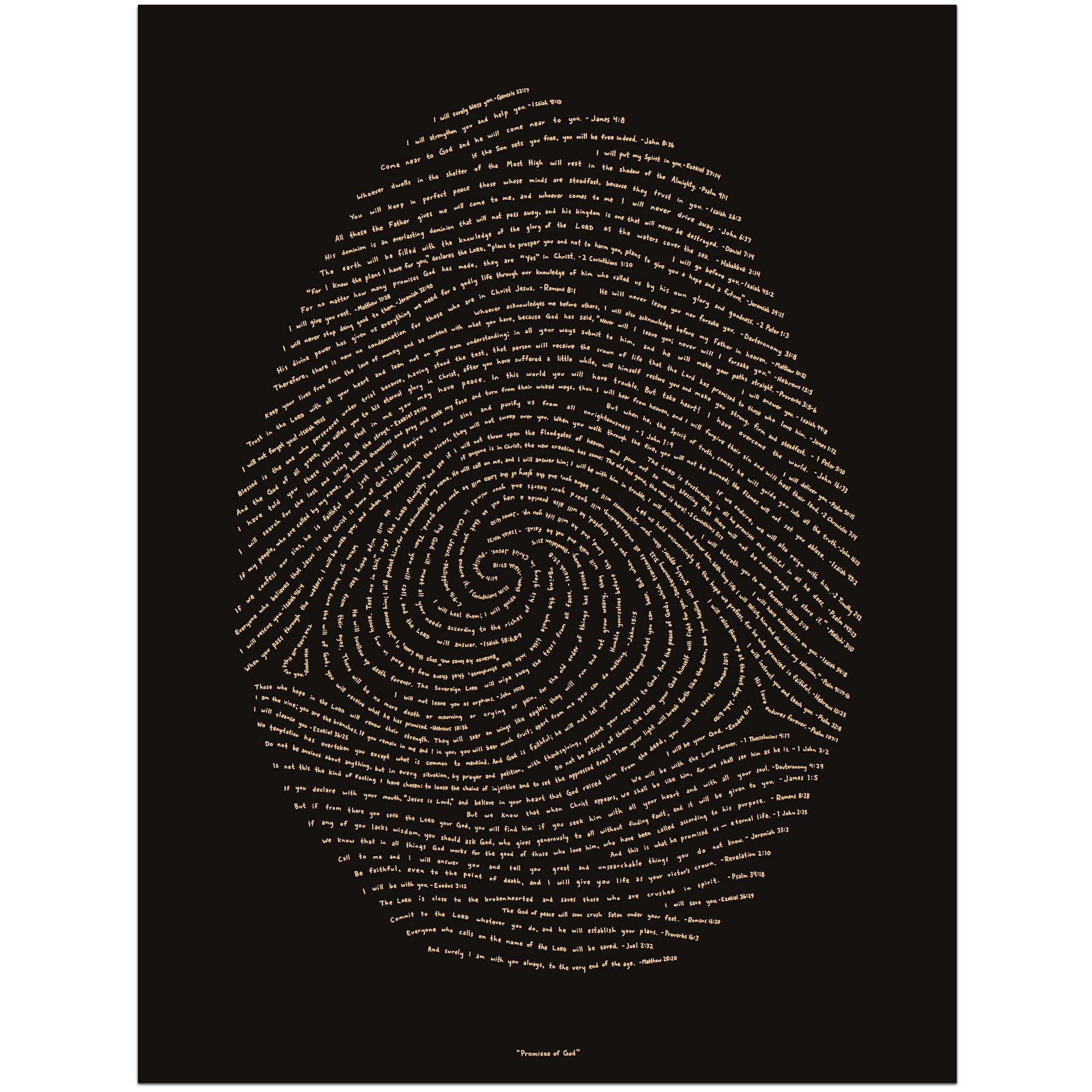 Promises of God | Scripture Art Print