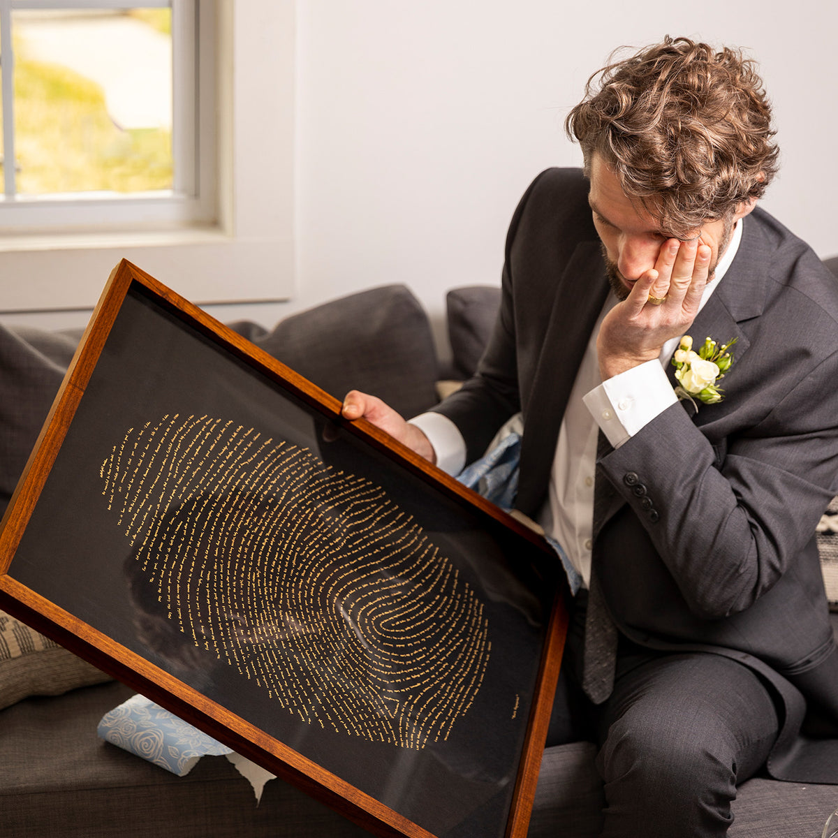 God's Fingerprint - Illuminated Edition | Scripture Art Print