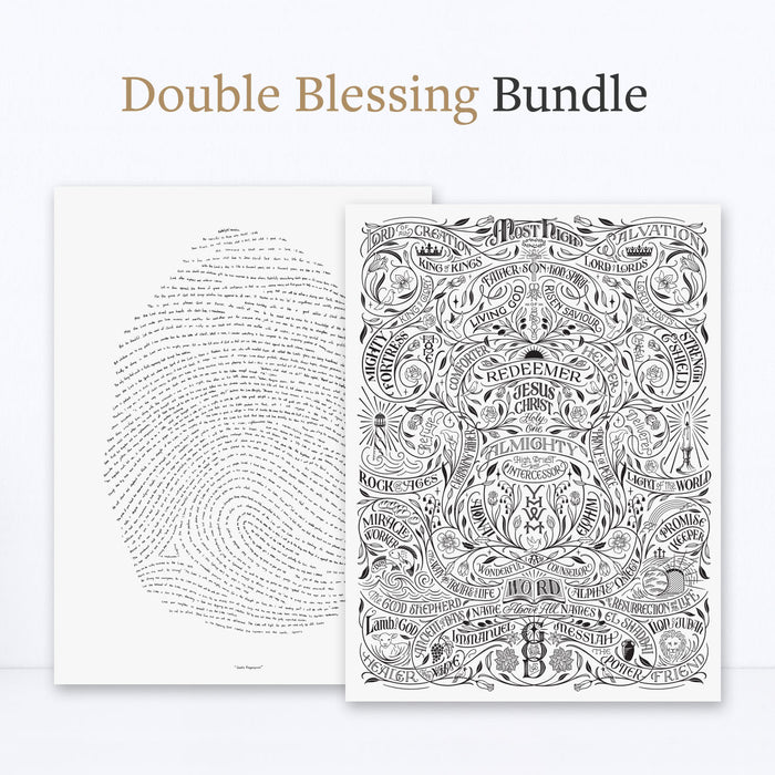 Double Blessing Bundle | God's Fingerprint & His Name Shall Be Called