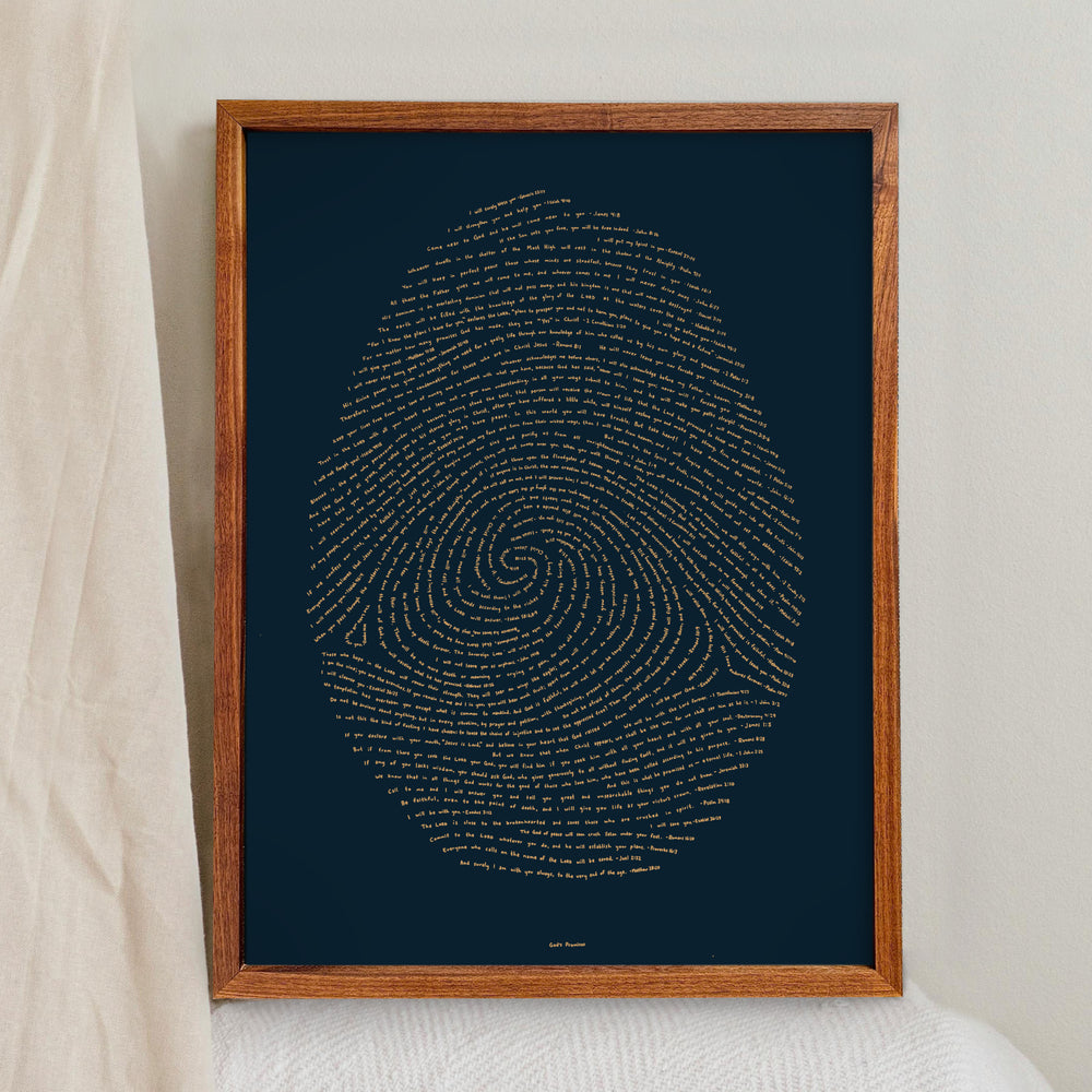 Promises of God | Scripture Art Print