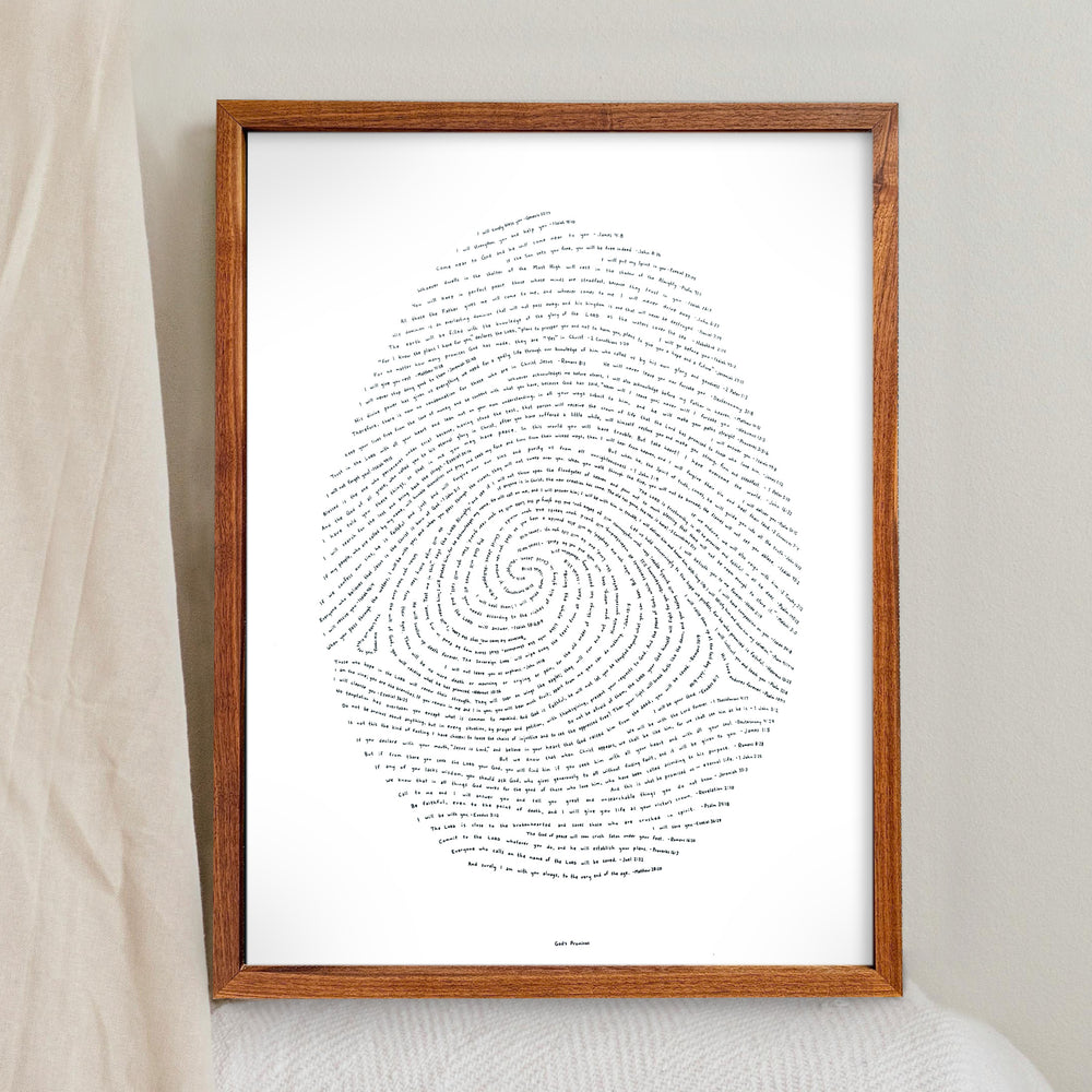 Promises of God | Scripture Art Print