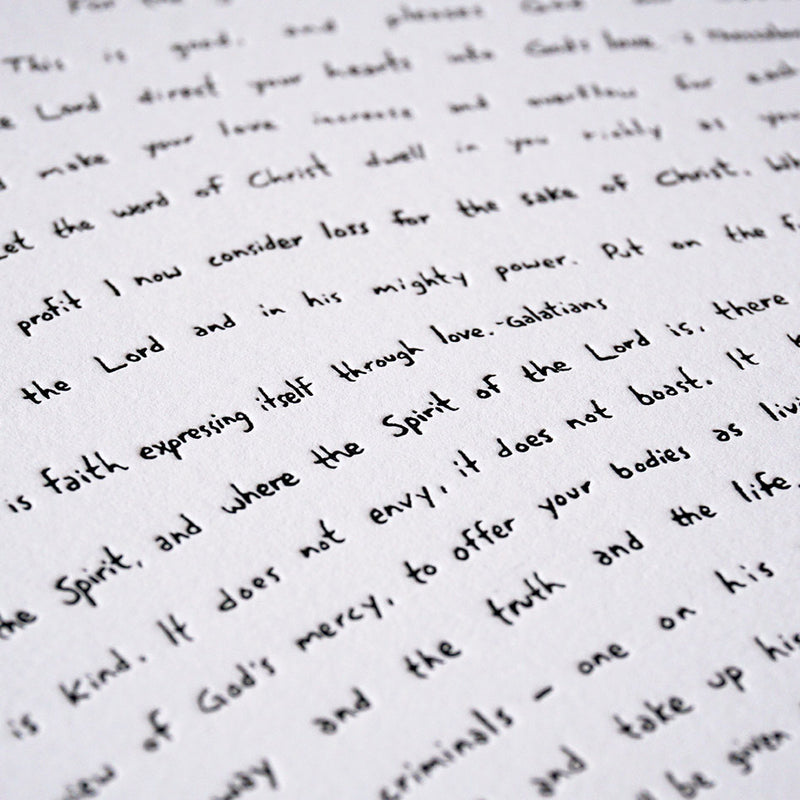 God's fingerprints - Artwork for those who love God's Word