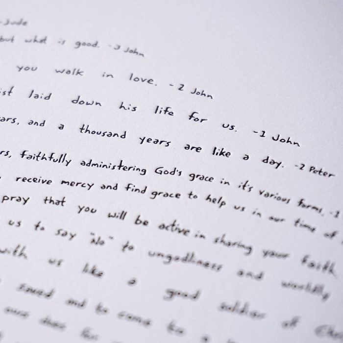 God's fingerprints - Artwork for those who love God's Word